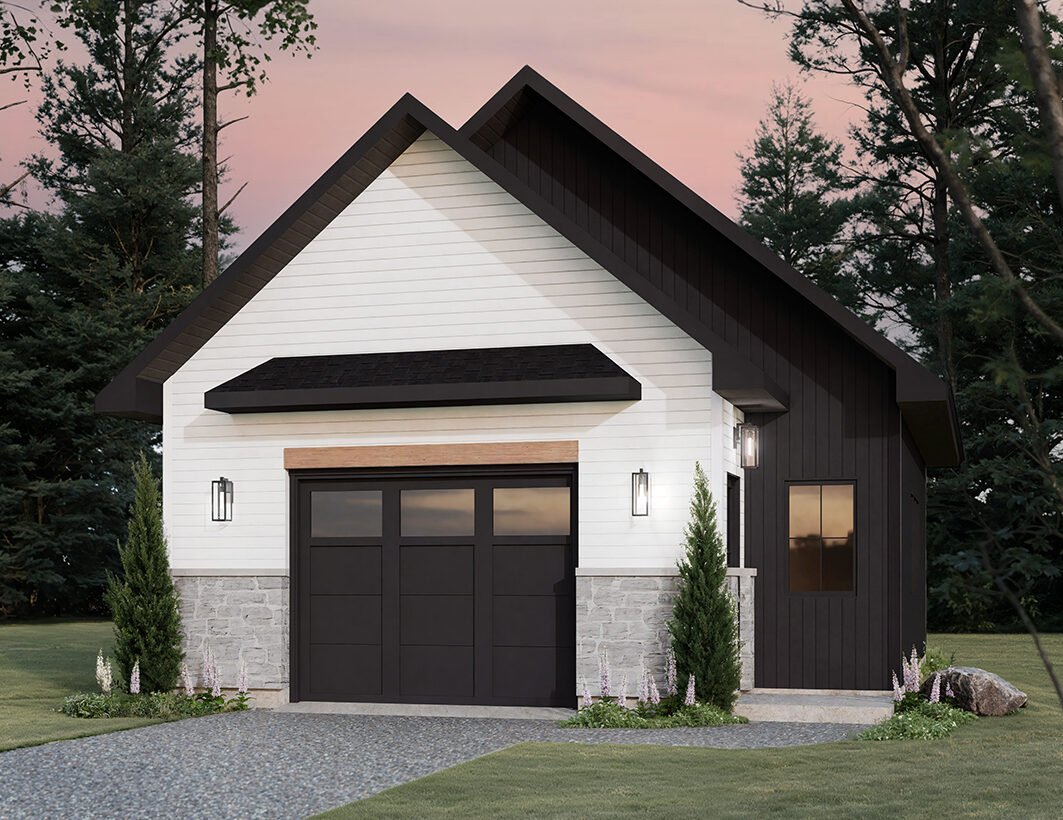 Modern Farmhouse Garage: Charm and Functionnalité – Drummond House ...